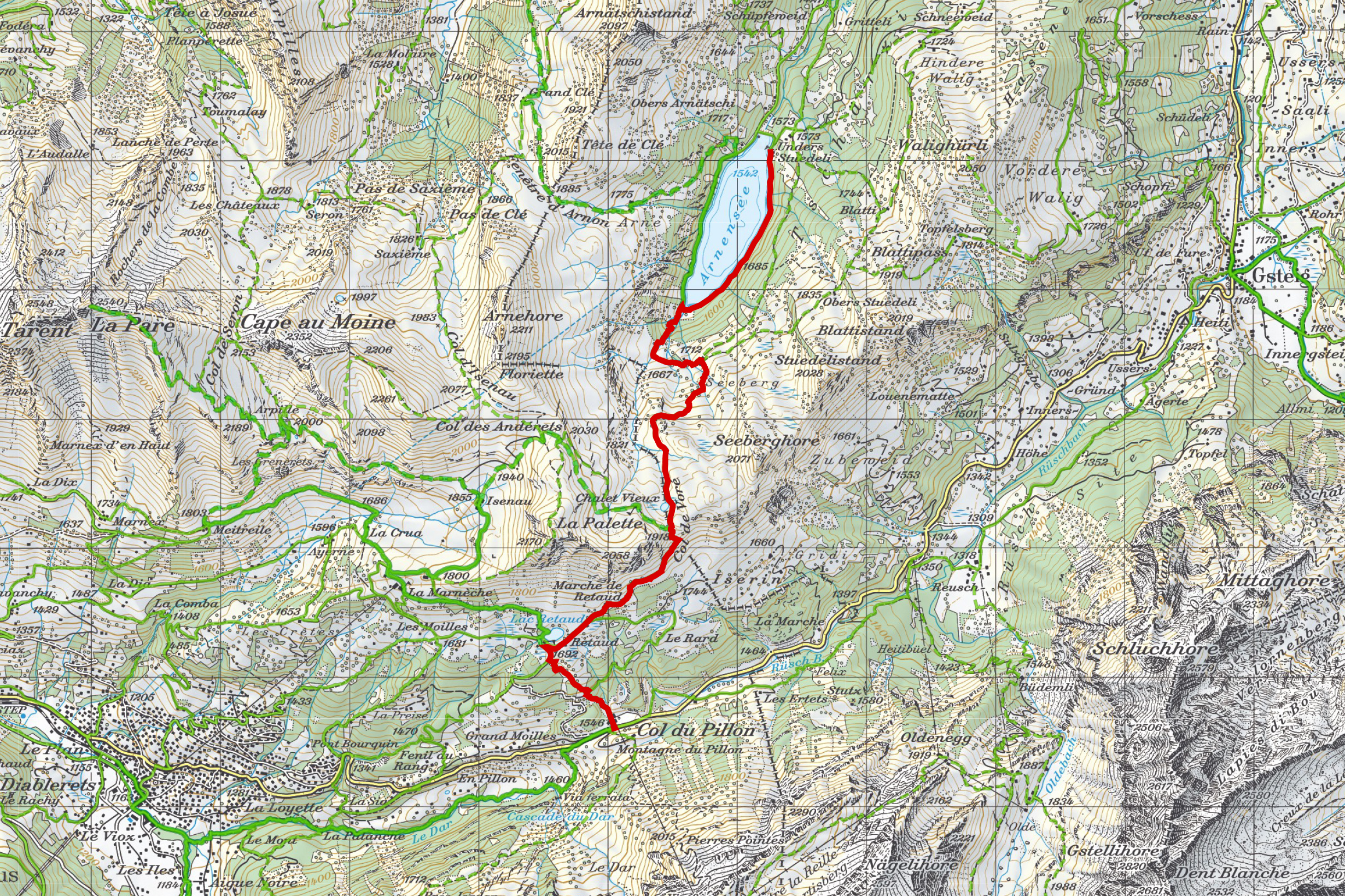 Col du Pillon - Arnensee: Wandertipp für heisse Herbsttage